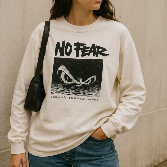 H&M | Tops | Hm X No Fear Collab Long Sleeve Topsmall | Poshmark